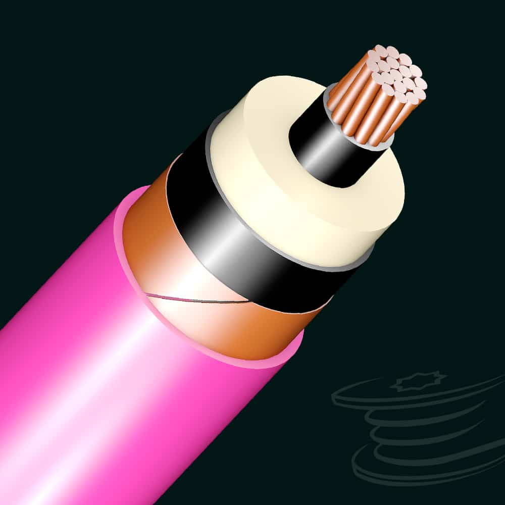 8.7/15 kV, Copper, Single core Un Armoured Cable - Al Rowad