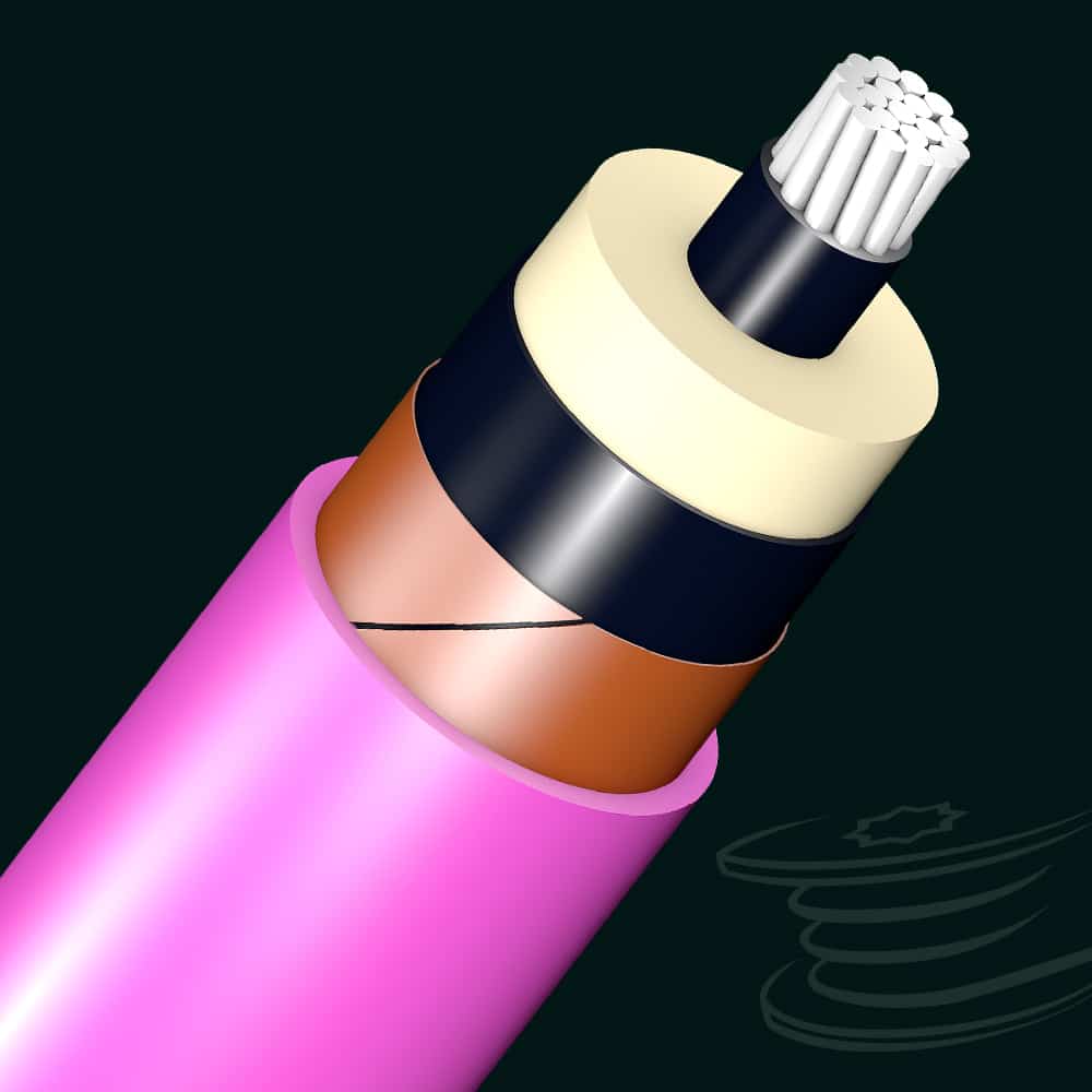12/20 kV, Aluminum, Single core Un Armoured Cable - Al Rowad
